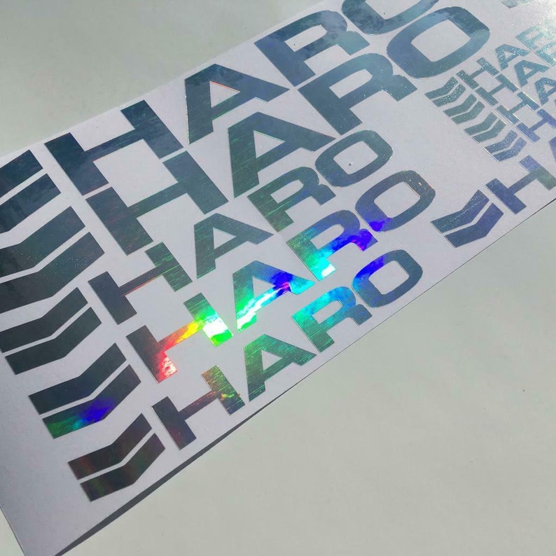 Haro Decals Stickers Set for Frame Vinyl Graphics Bike Mtb Helmet Road ...