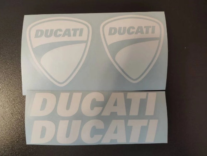 Ducati Motorcycle Decals Stickers for Helmet Bike Fuel Tank Logo Bike ...