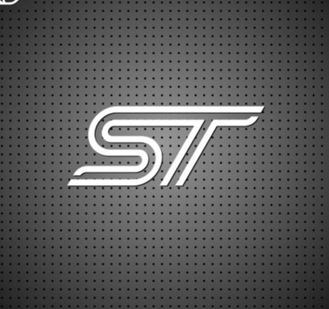 Two Ford ST Logo Decals Stickers for Car Bumper Window Spoiler ...
