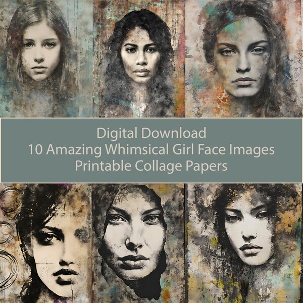 Whimsical Faces - Etsy