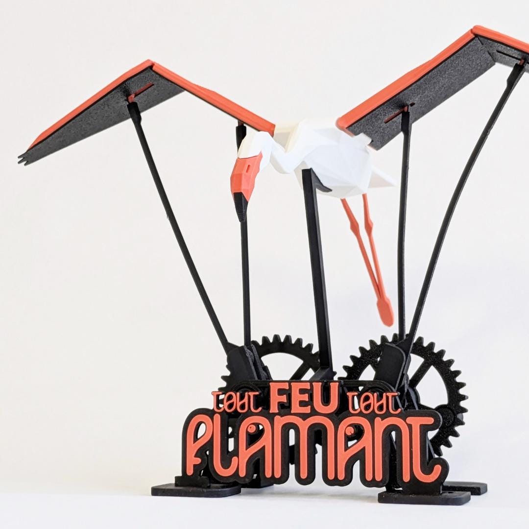 Automaton - Flamingo Orange - Assembly Kit - Etsy