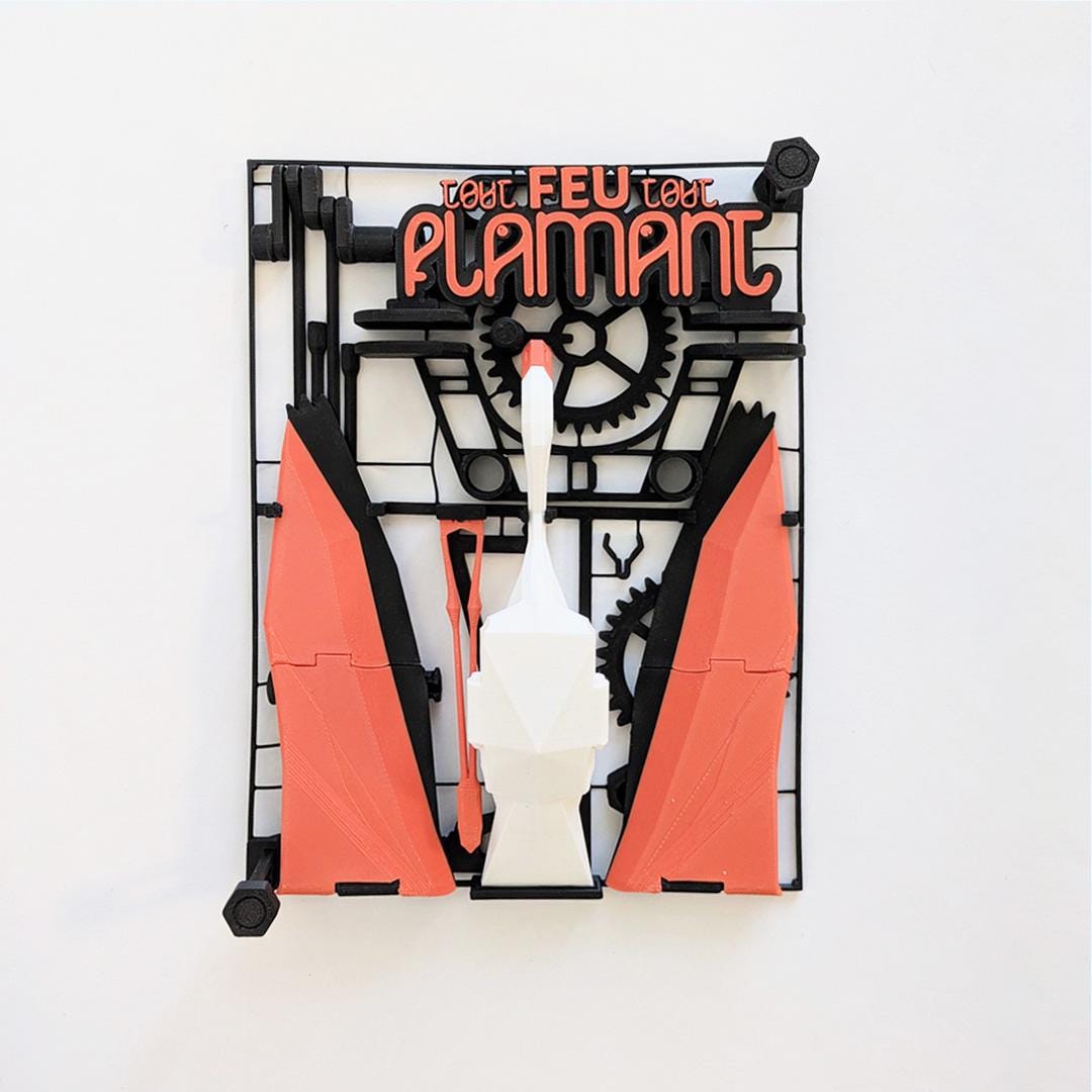 Automaton - Flamingo Orange - Assembly Kit - Etsy