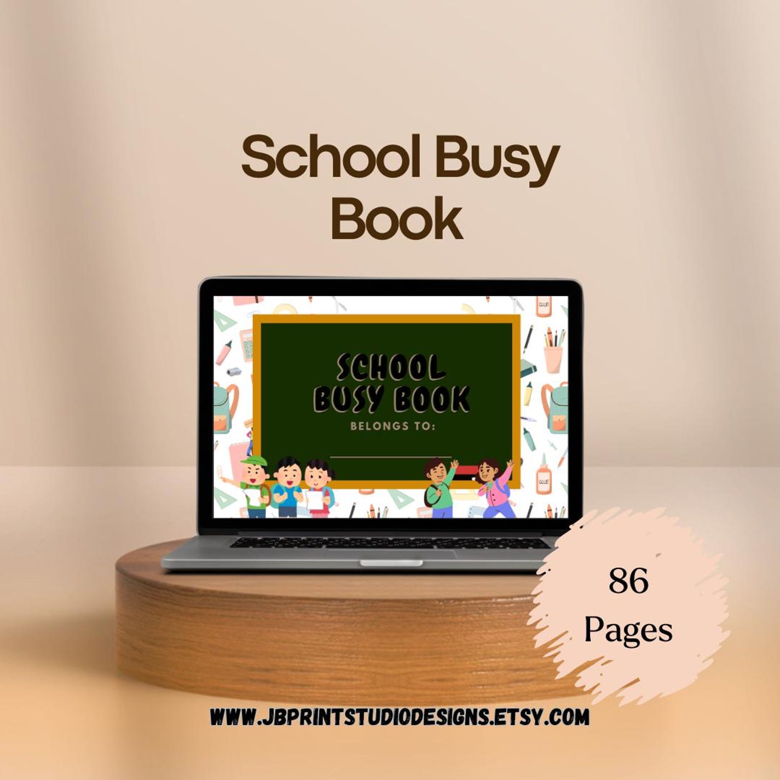 School Busy Book for Kids: Engaging & Educational Activities for Ages 3 ...
