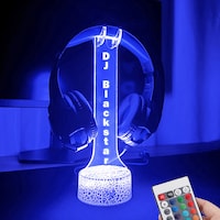 Personalized DJ Night Light, DJ Player 3D Lamp, Gifts for Dj, Disc ...