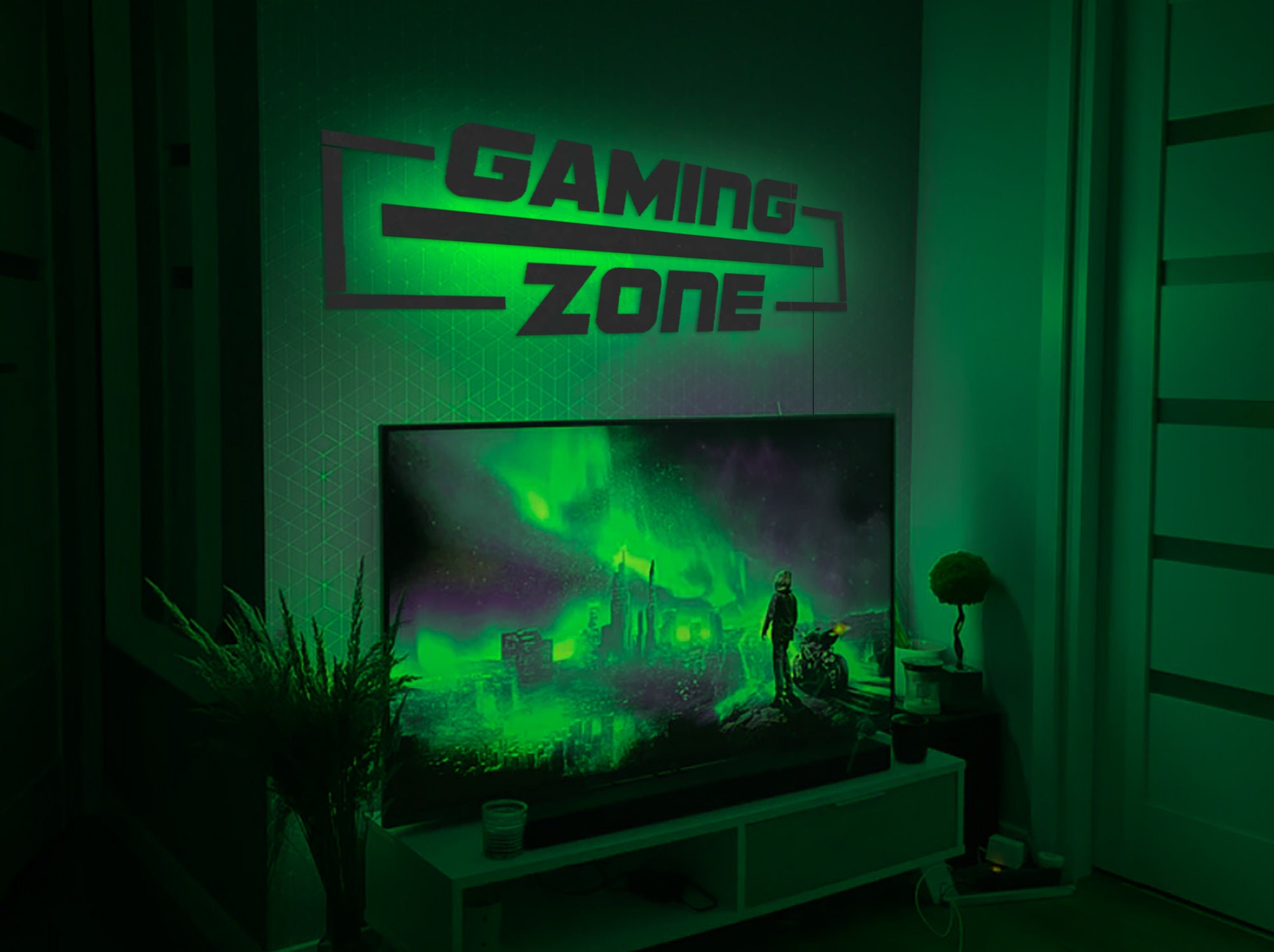 Gaming Zone Neon Led Wall Panel Decor,gaming Zone Led Decor,gamer Room ...
