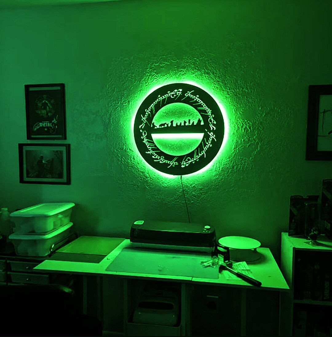 Lord of the Rings Neon Led Sign, LOTR Wall Decor, Middle Earth Decor ...