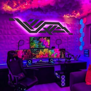 Gamer Room Neon Led Wall Panel Decor,gaming Room Wall Decor,gamer Room ...