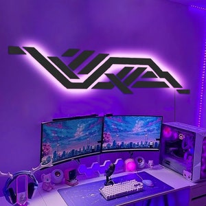 Gamer Room Neon Led Wall Panel Decor,gaming Room Wall Decor,gamer Room ...