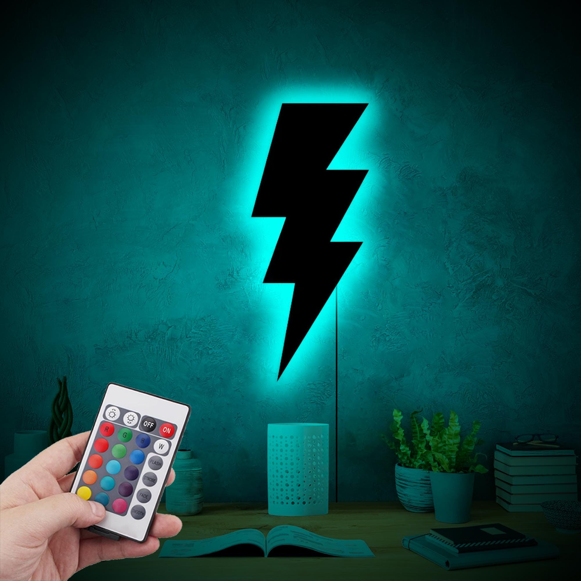 Lightning Bolt Light,bolt Led Sign,bolt Xmas Gifts, Led Lighting Sign ...