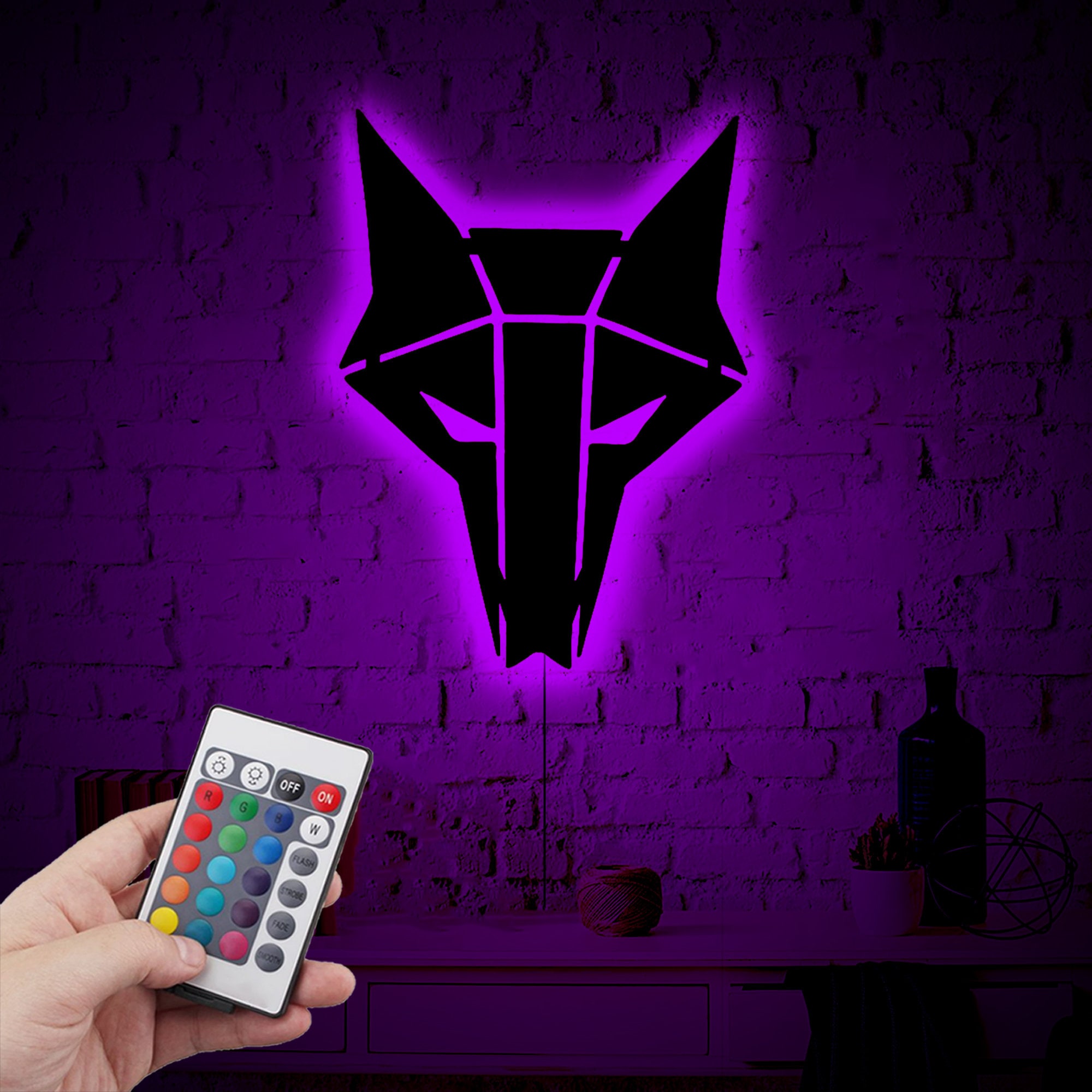 Red Rising Neon Led Sign,red Rising Game Room Wall Art With LED Light ...