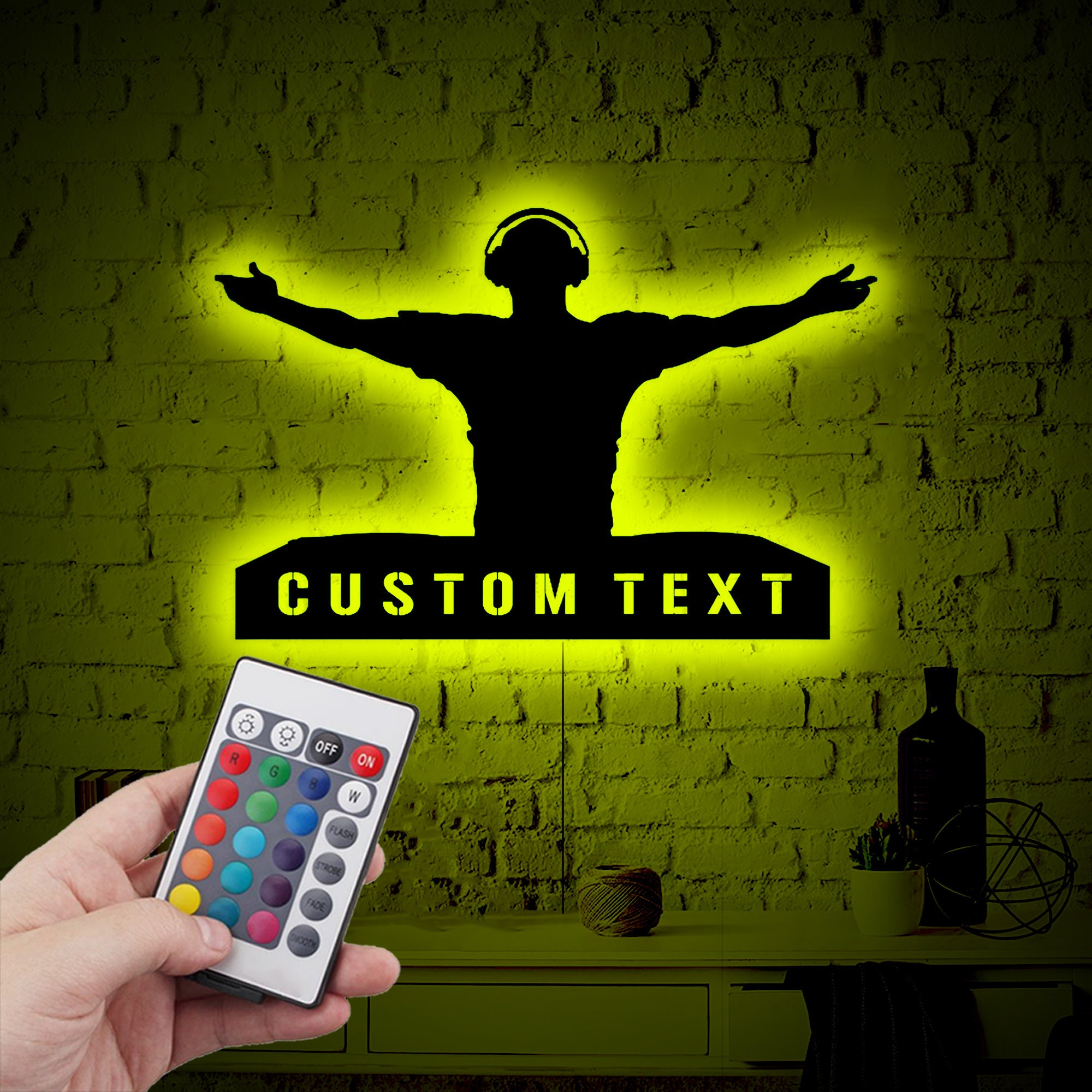 Custom DJ Headphones Neon Led Sign, Personalized Music, Gift for DJ ...