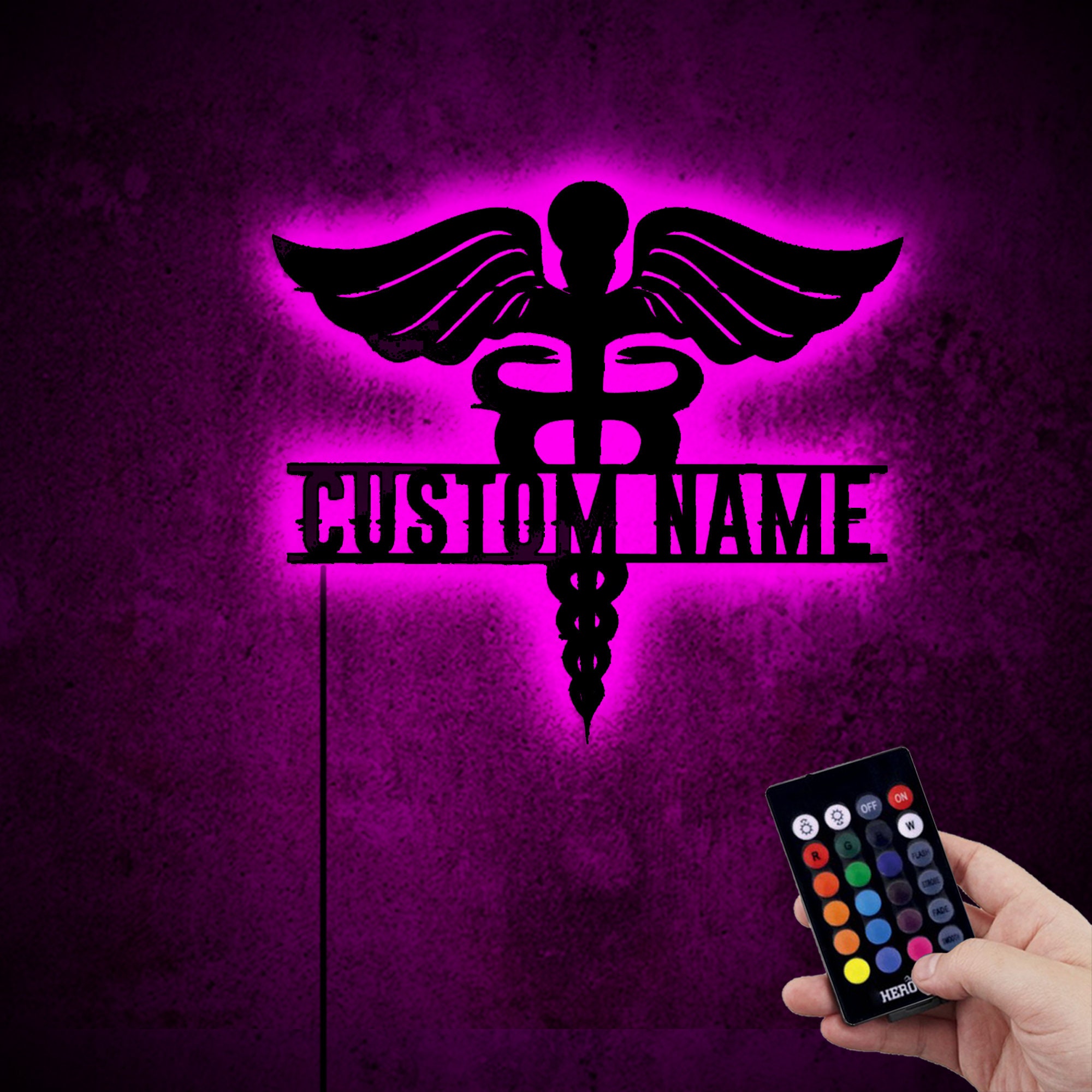 Custom Medical Symbol Neon Led Wall Art, Doctor Gift, Nurse Gifts ...