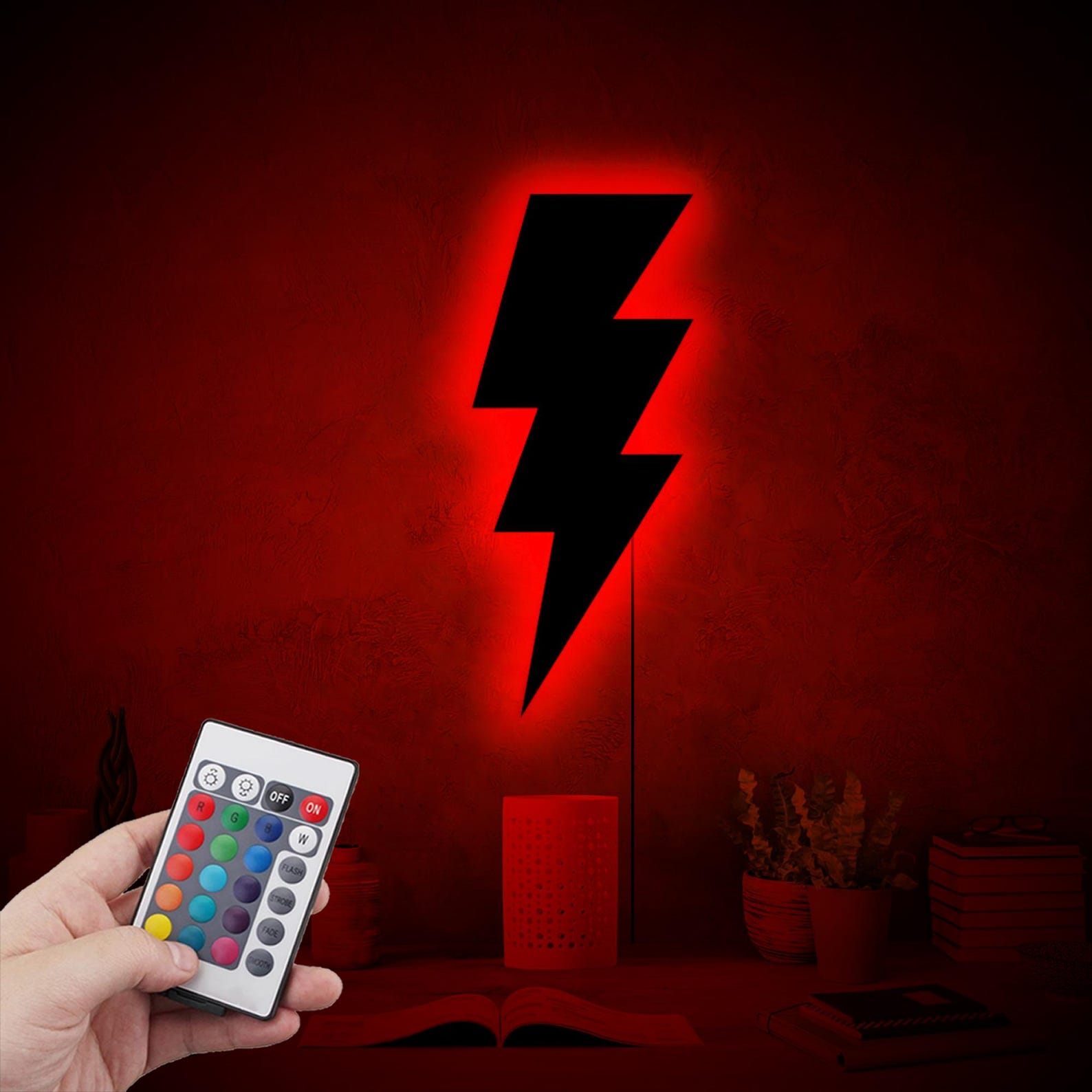 Lightning Bolt Light,bolt Led Sign,bolt Xmas Gifts, Led Lighting Sign ...