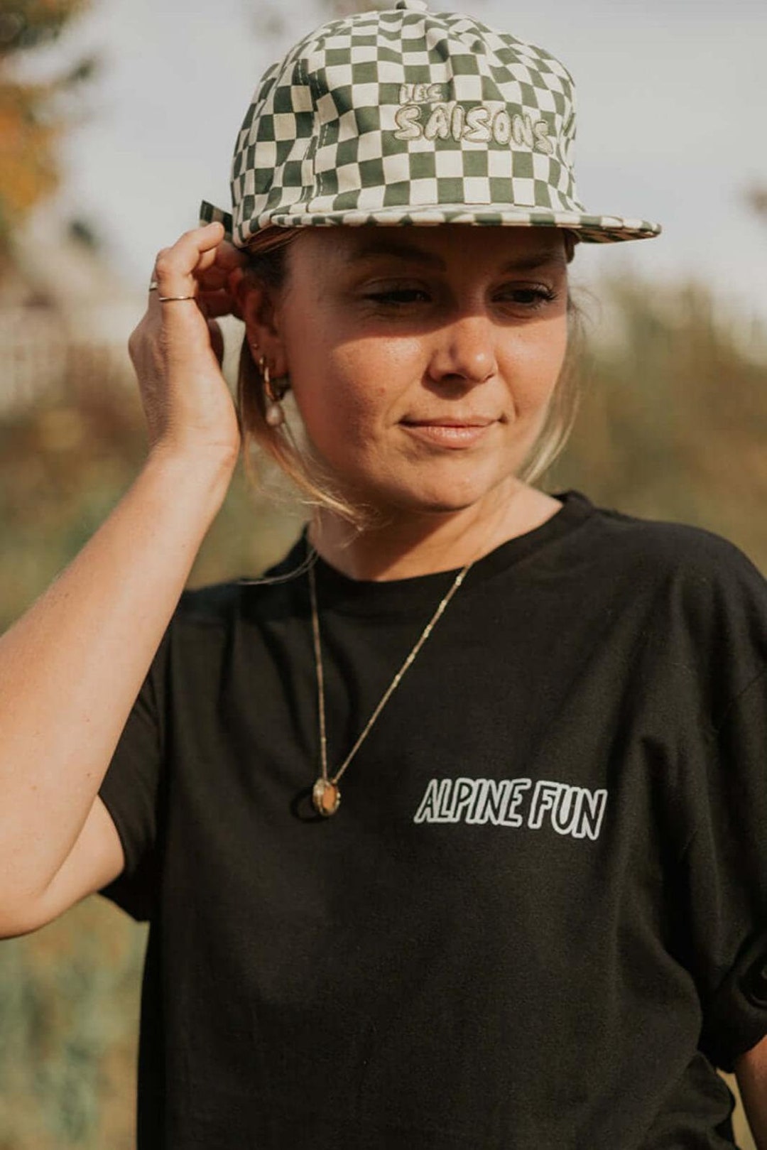 Checkers RETRO Cap Vintage Cap Everyday Hat Cotton - Etsy