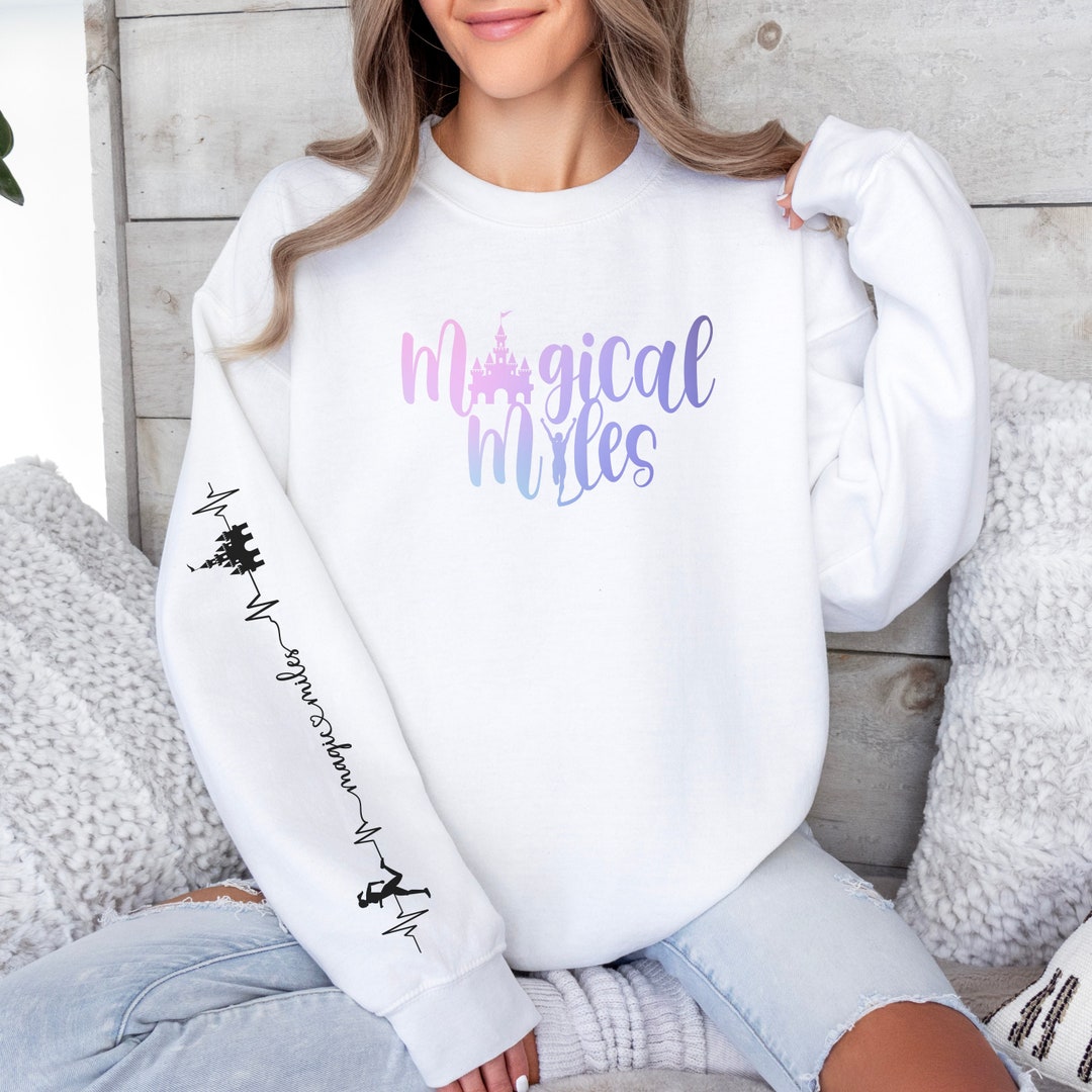 Disney Running Sweater, Magic Miles, Running Sweatshirt, , Marathon ...