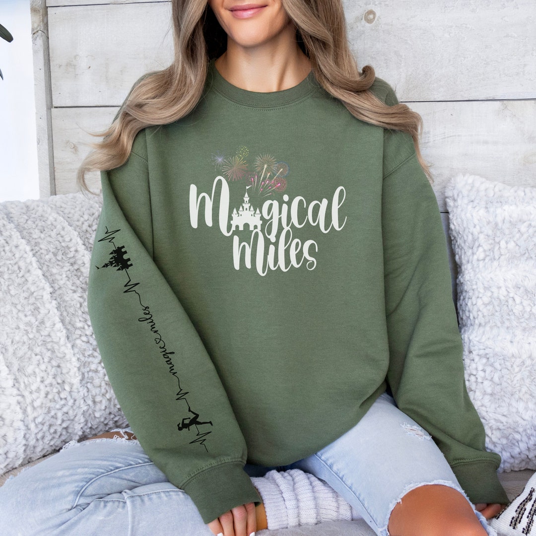 Disney Running Sweater, Magic Miles, Running Sweatshirt, , Marathon ...