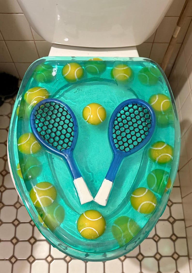 Handmade Resin Tennis Soap Dish – Tennis Ball & Racket Design - Etsy