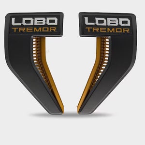 New OEM 2023 2022 2021 Ford LOBO Tremor Fender Air Vent Badge Emblems ...