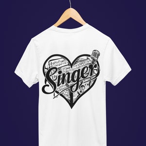 Singer Shirt, Music Themed Shirt, Cute Minimalist, Grand Daughter Gift ...