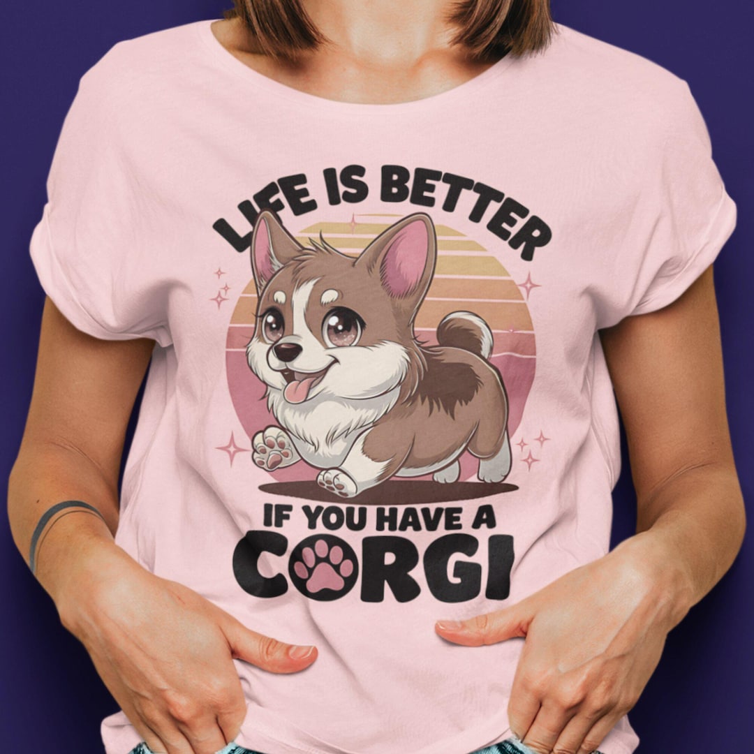 Cardigan Welsh Corgi, Welsh Corgi Shirt, Corgi Love Shirt, Cute Corgi ...