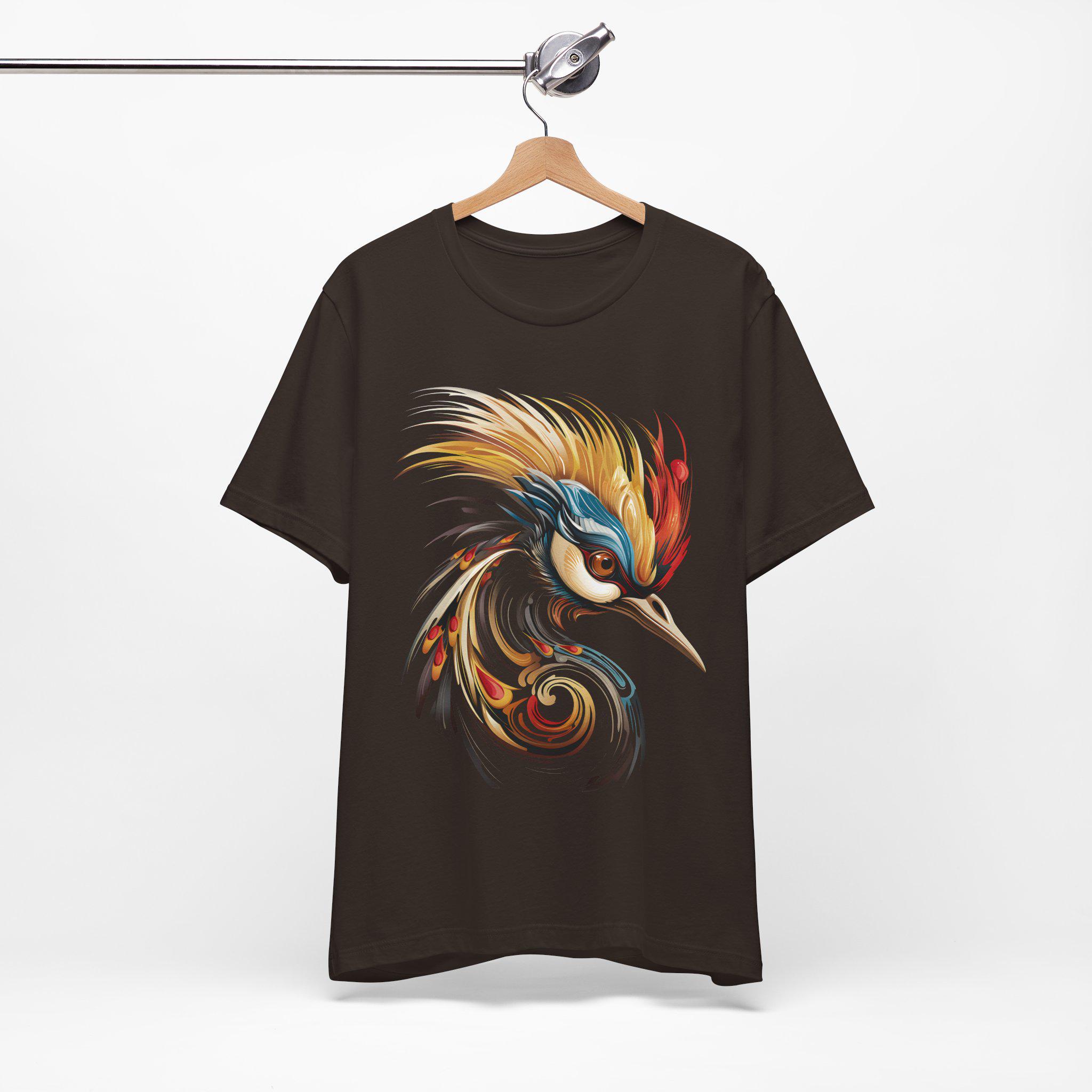 Bird Dad Shirt: Artistic Abstract Bird Tee - Ornithology Gift - Etsy