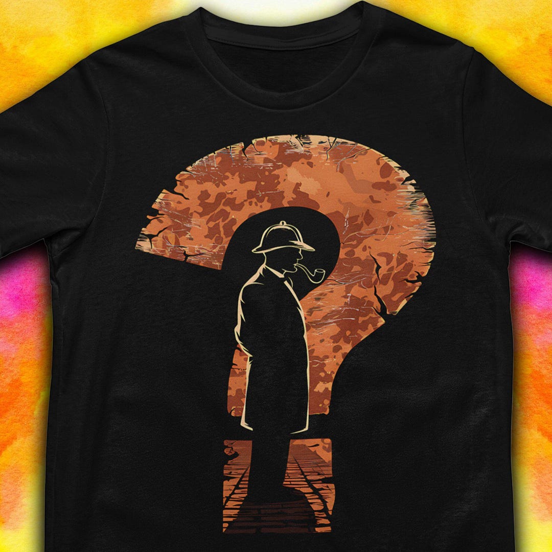 Detective Shirt, Mystery Sleuth Wear, Investigator Apparel, Question ...