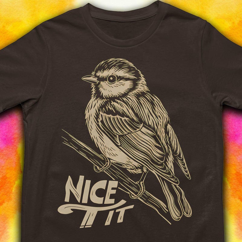 Nice Tit Bird Shirt Etsy