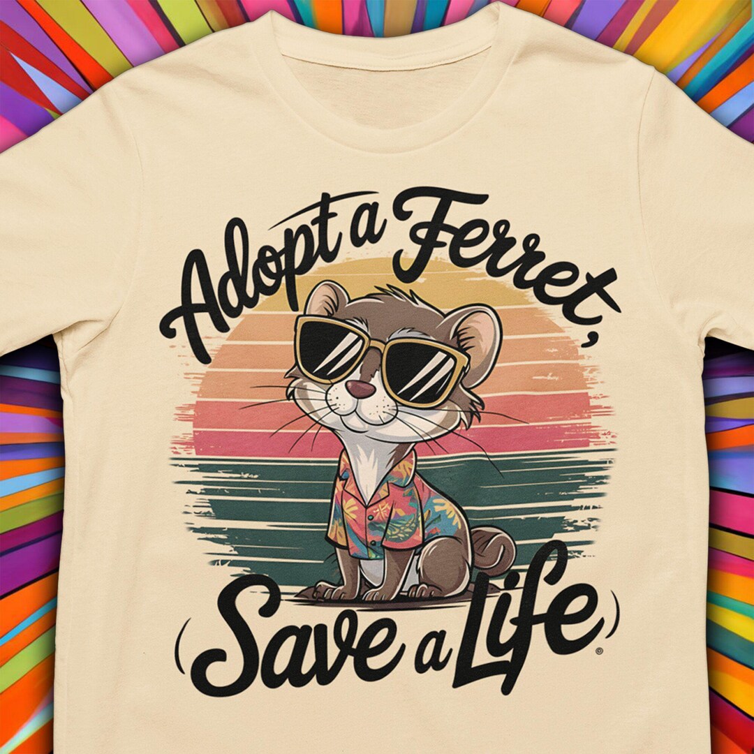 Ferret Clothes, Funny Ferret T Shirt, Ferret Lover Apparel, Ferret Life ...