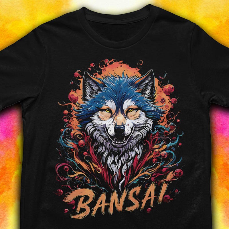 Wolf Ripping Shirt - Etsy