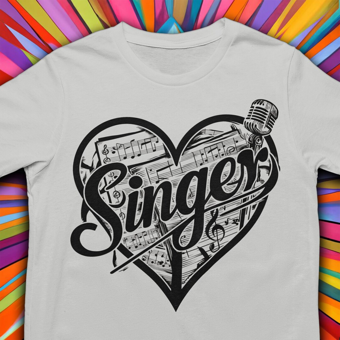 Singer Shirt, Music Themed Shirt, Cute Minimalist, Grand Daughter Gift ...