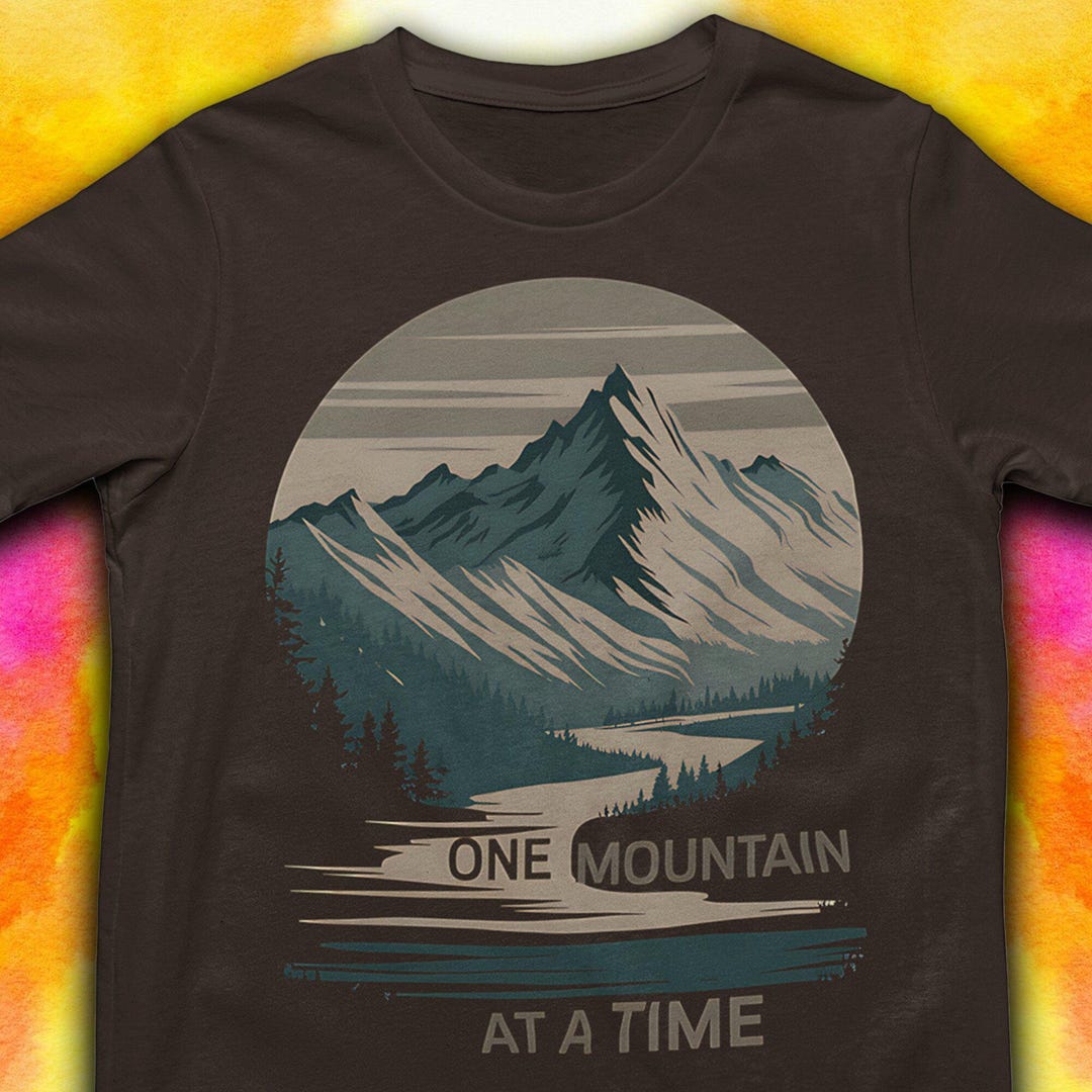 Mountain Time Shirt: Adventure Tee - Holiday Heaven - Etsy