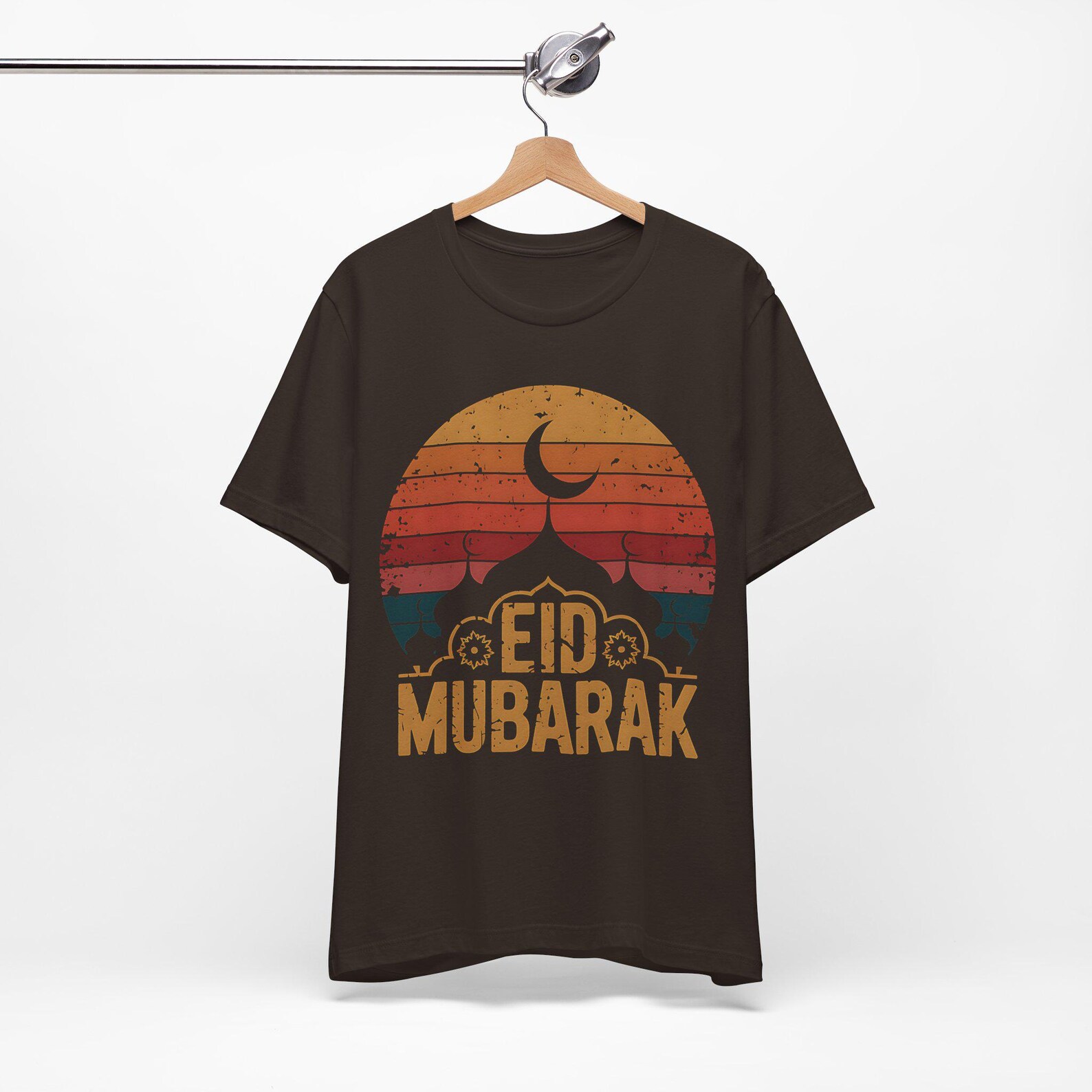 Eid Shirts, Religious Print Top, Stylish Festive Glow Apparel, Eid ...