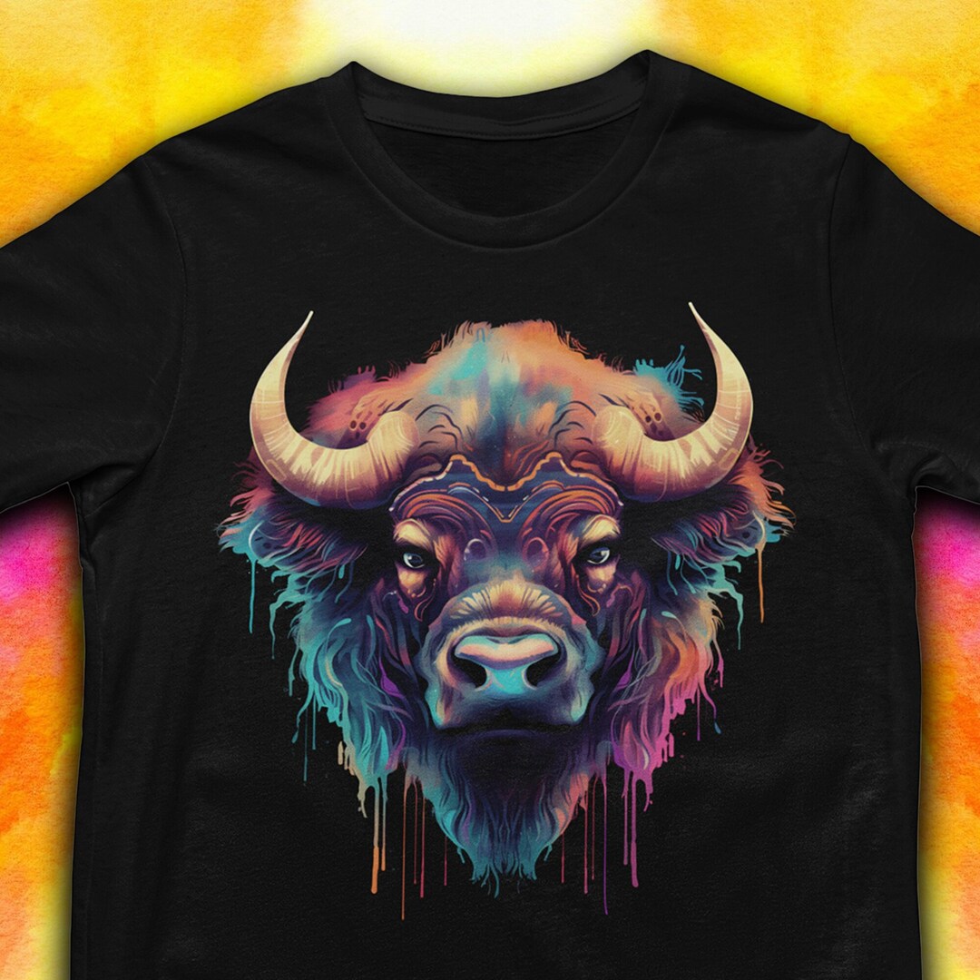 Bison Tshirt, Bison Themed Gift, Bison Gifts, Bison, Bison Shirt for ...