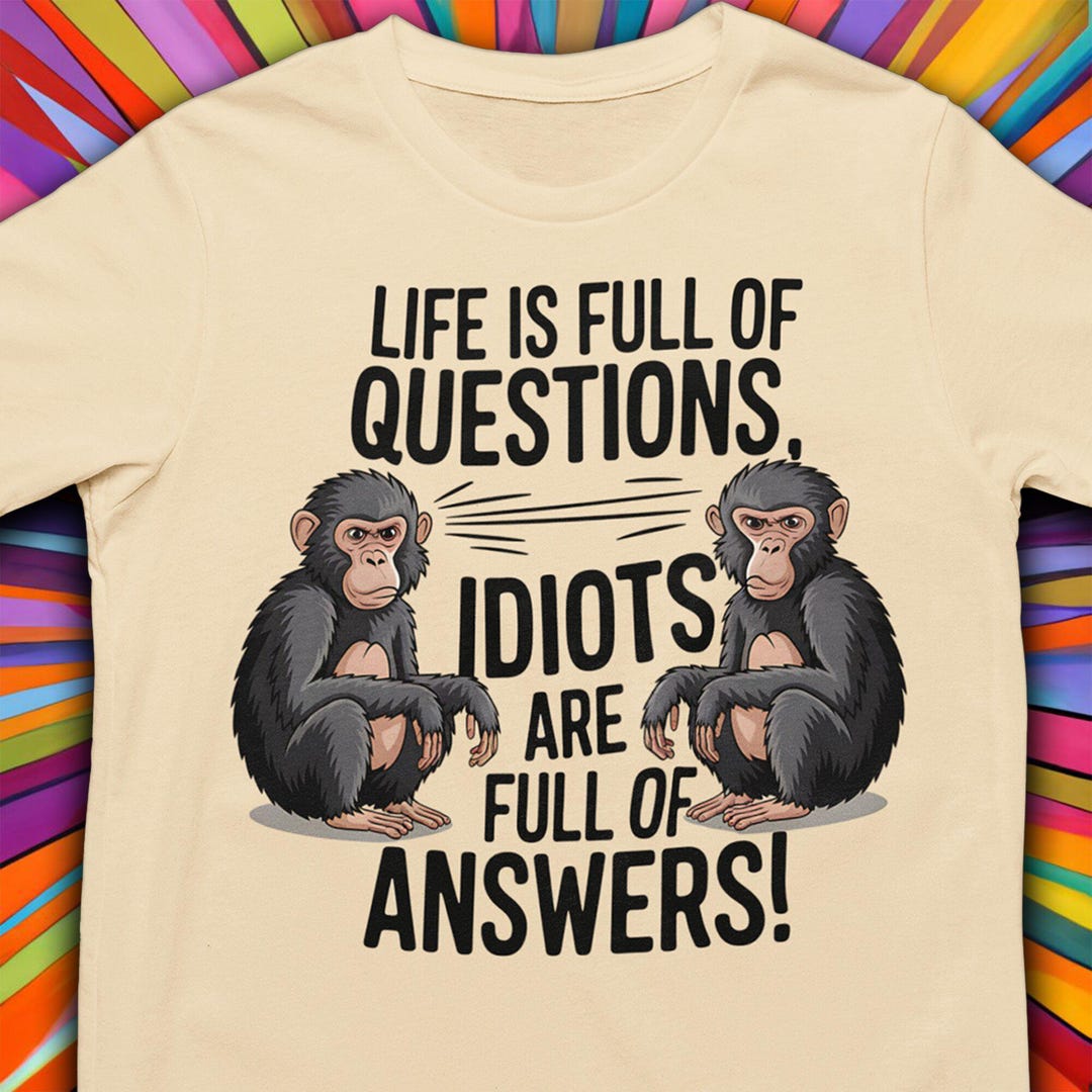 Chimpanzee Shirts, Silly Chimp Apparel, Funny Chimp Outfit, Chimp Lover ...