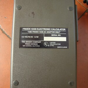 Vintage Singer Friden 1008 Calculator - Etsy