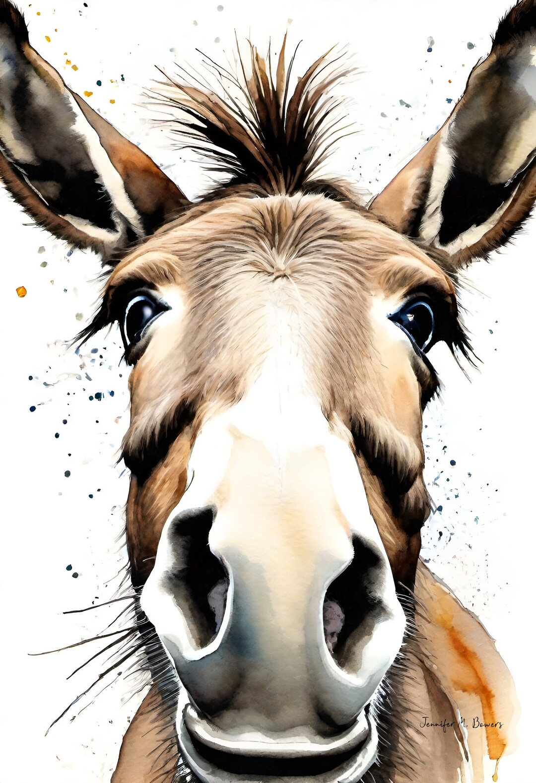 Farm Series: the Happy Donkey - Etsy
