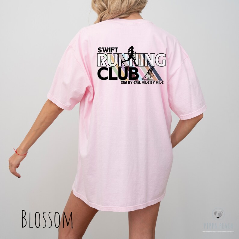 Taylor Swift Running Club Comfort Color T-shirt Run With Style and ...