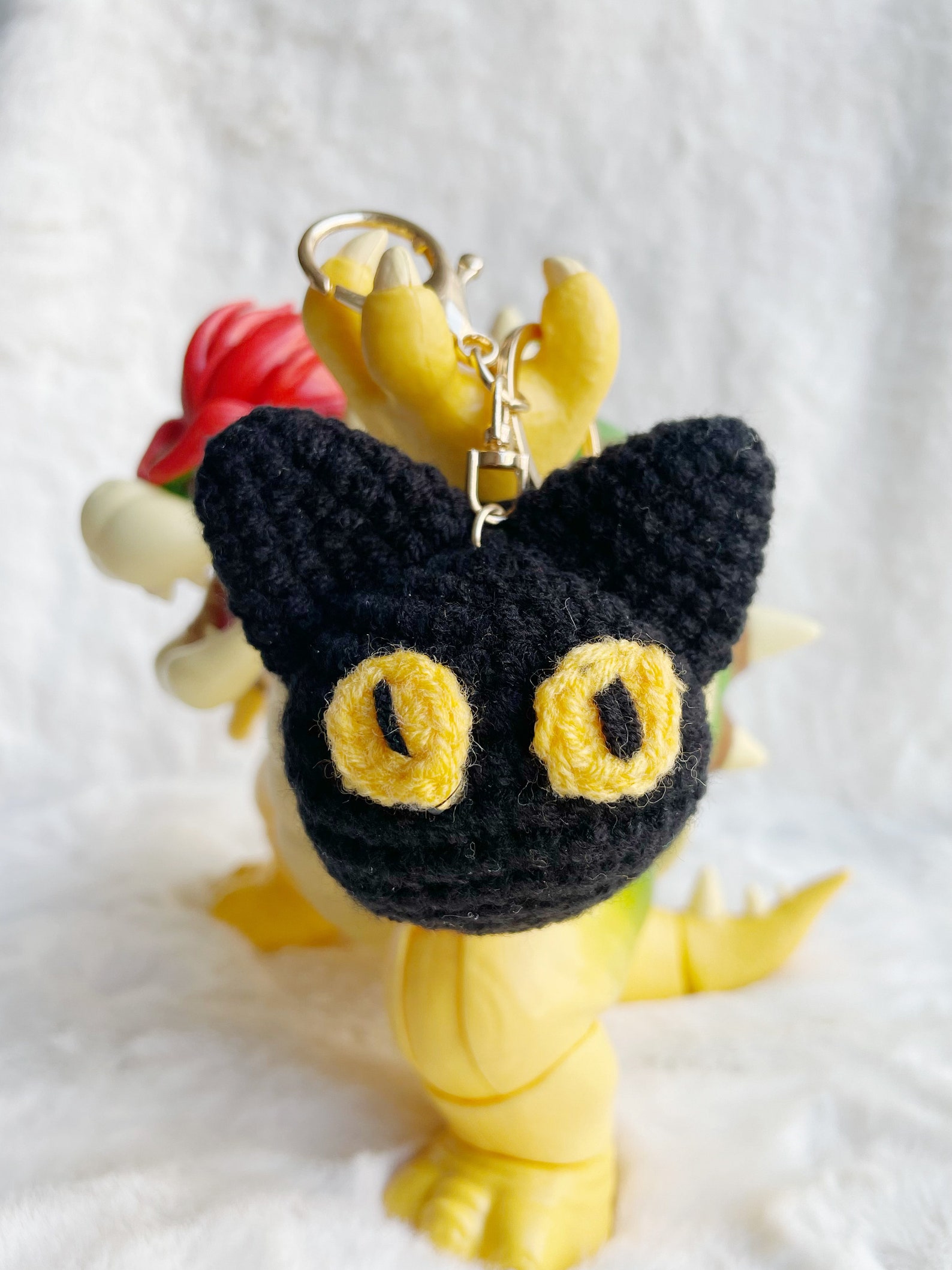 Cute Crochet Keychain - Etsy