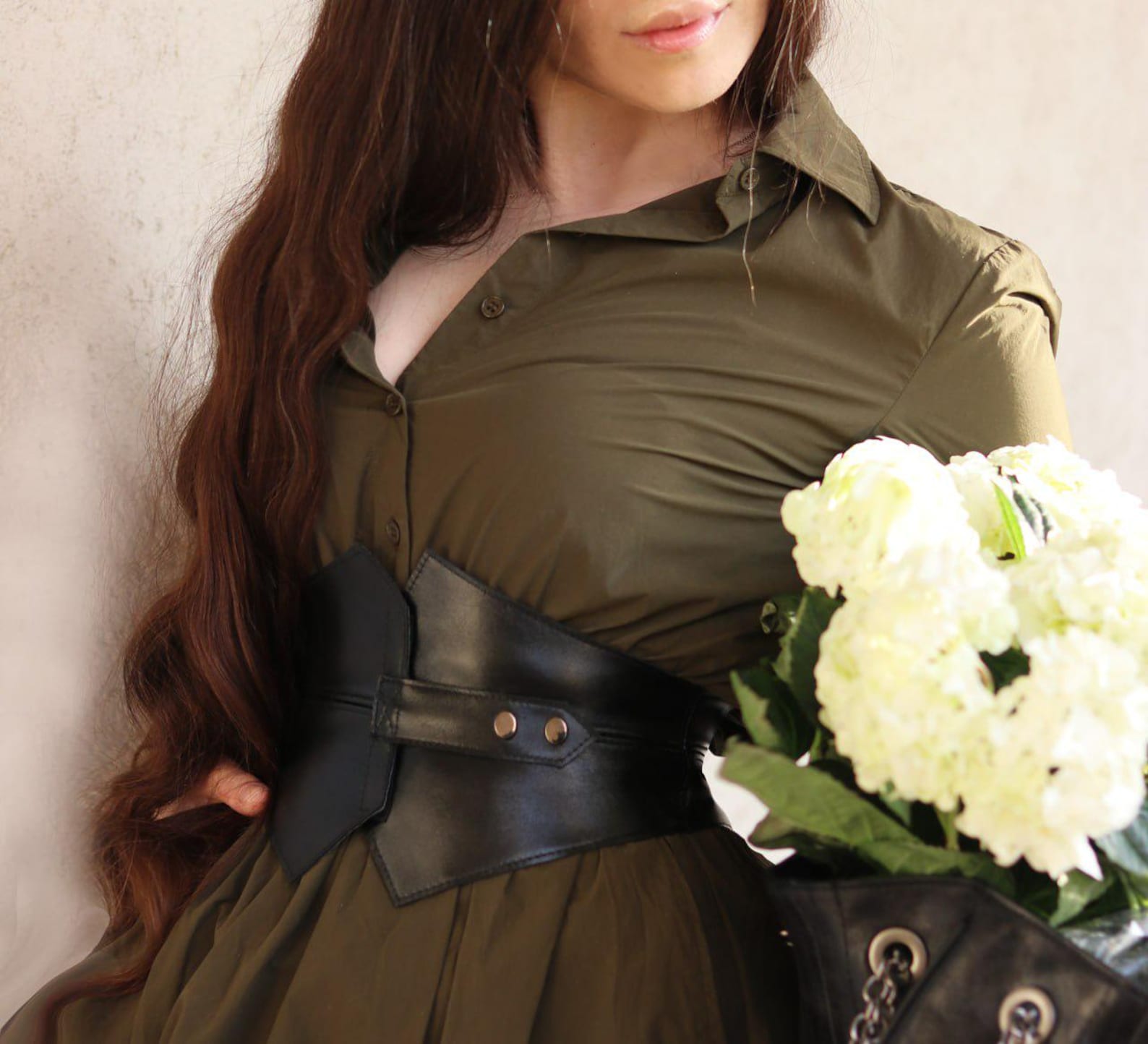 Handmade Genuine Leather Corset Belt, Peplum Belt, Princess Style Belt ...