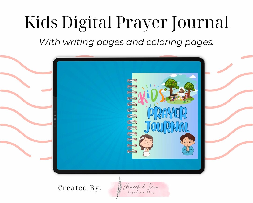 Kids Digital Prayer Journal: Fun & Interactive Faith-building Tool - Etsy
