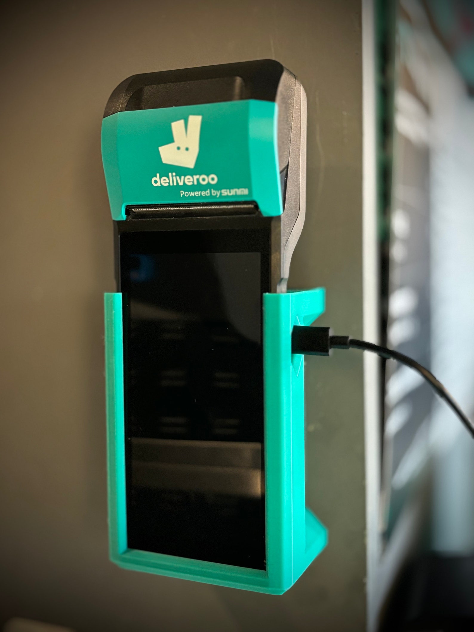 Wall Mount for Deliveroo Sunmi V2 / V2s/ V2s Plus POS System | Made-to ...