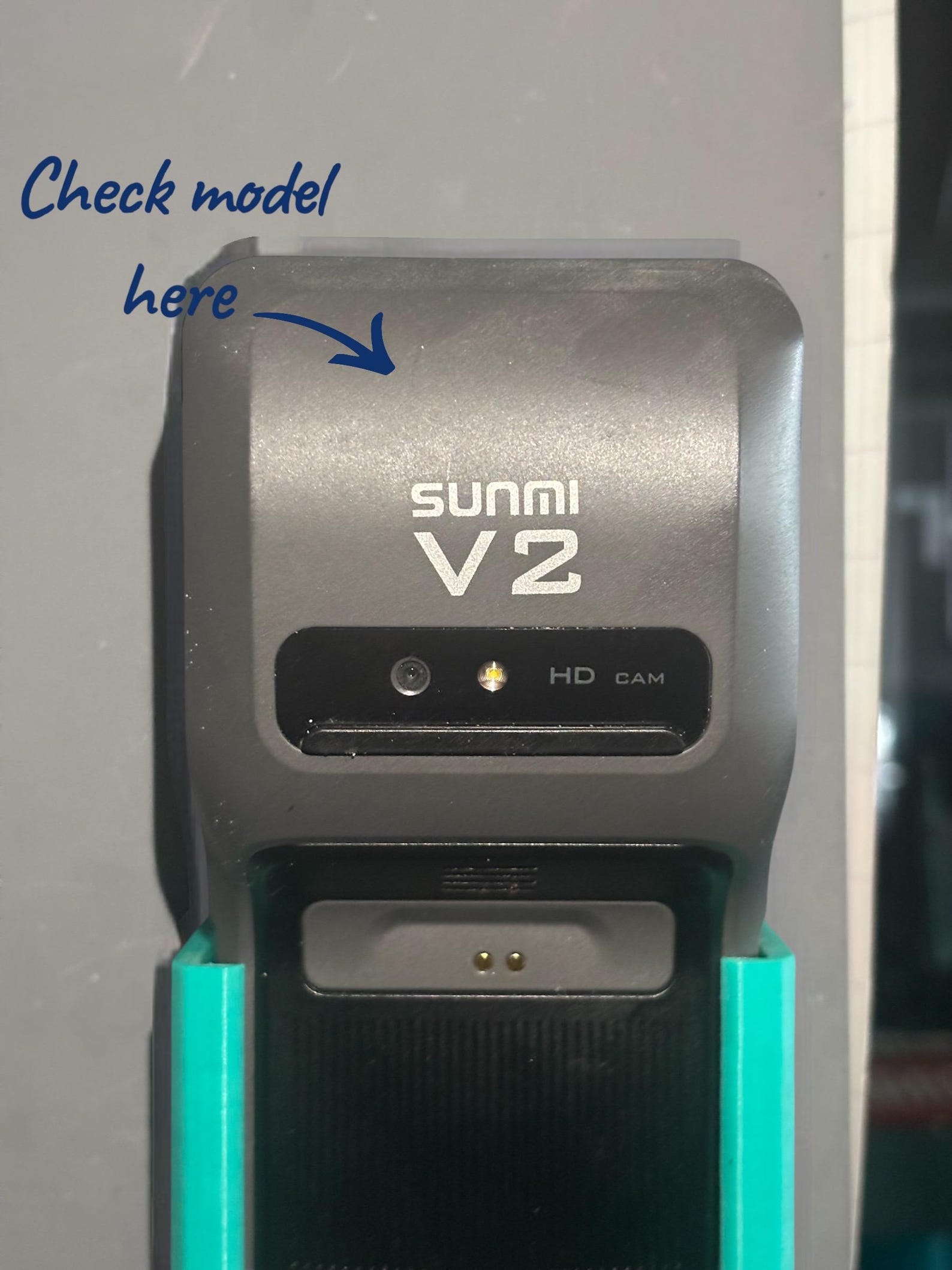 Wall Mount for Deliveroo Sunmi V2 / V2s POS System | Secure, Made-to ...
