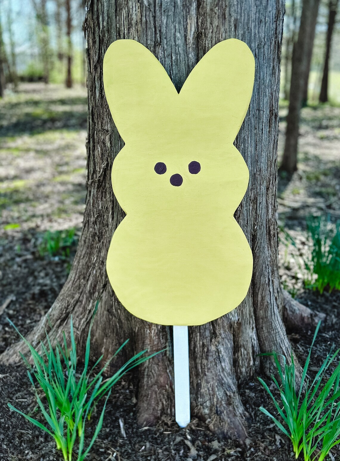 Outdoor Wood Yard Art Easter Peep Decor - Etsy