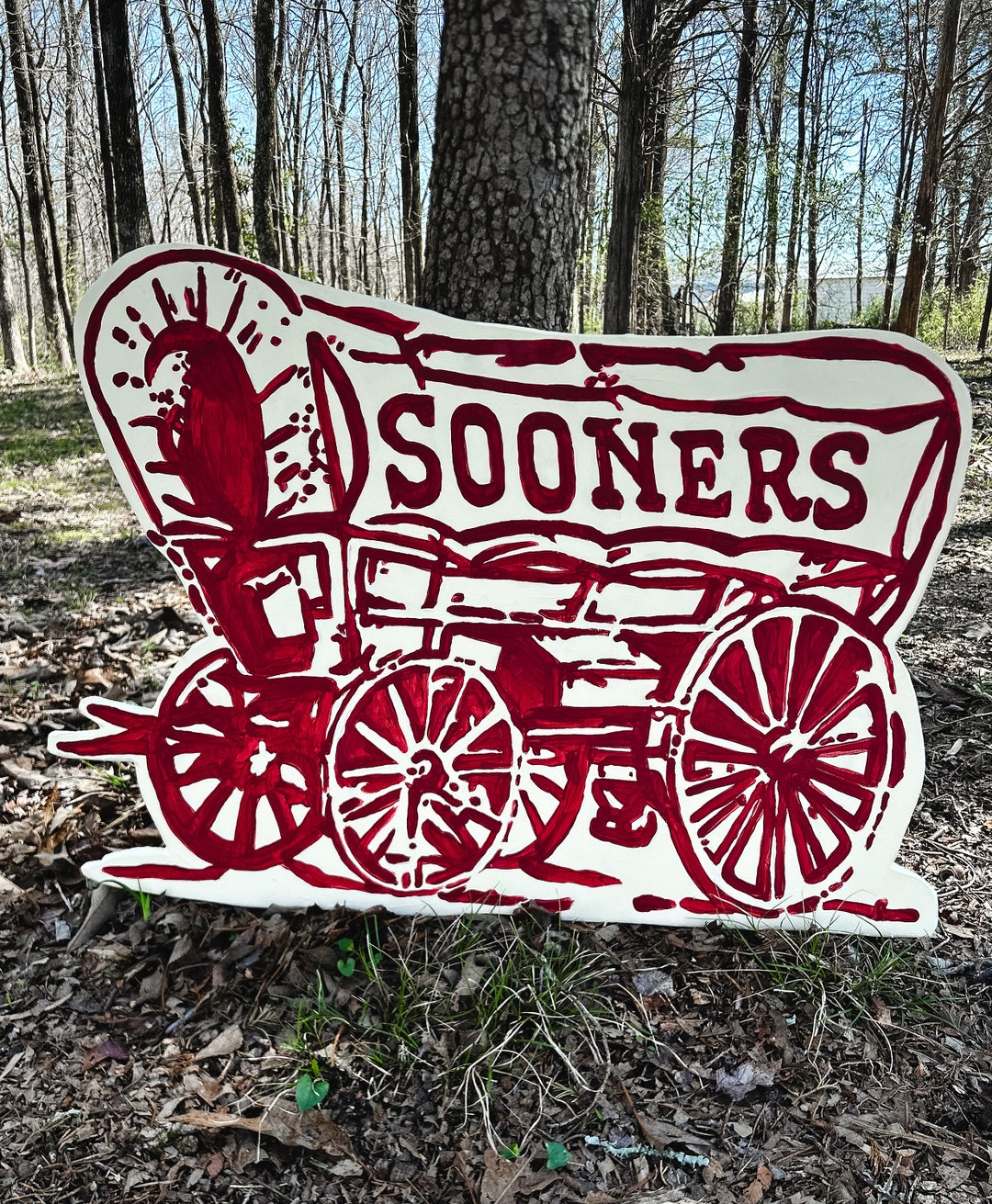 Custom Team Wood Yard Sign, College School Mascot - Etsy
