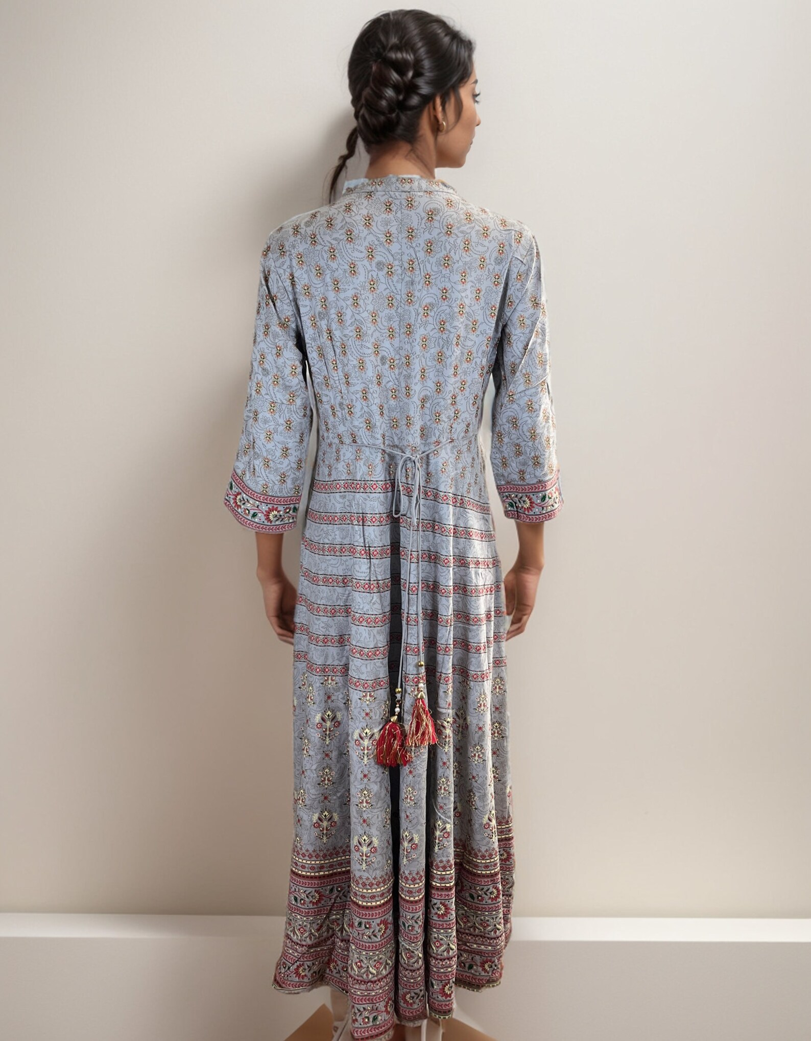 Charming Floral Printed Rayon Maxi Dress - Etsy