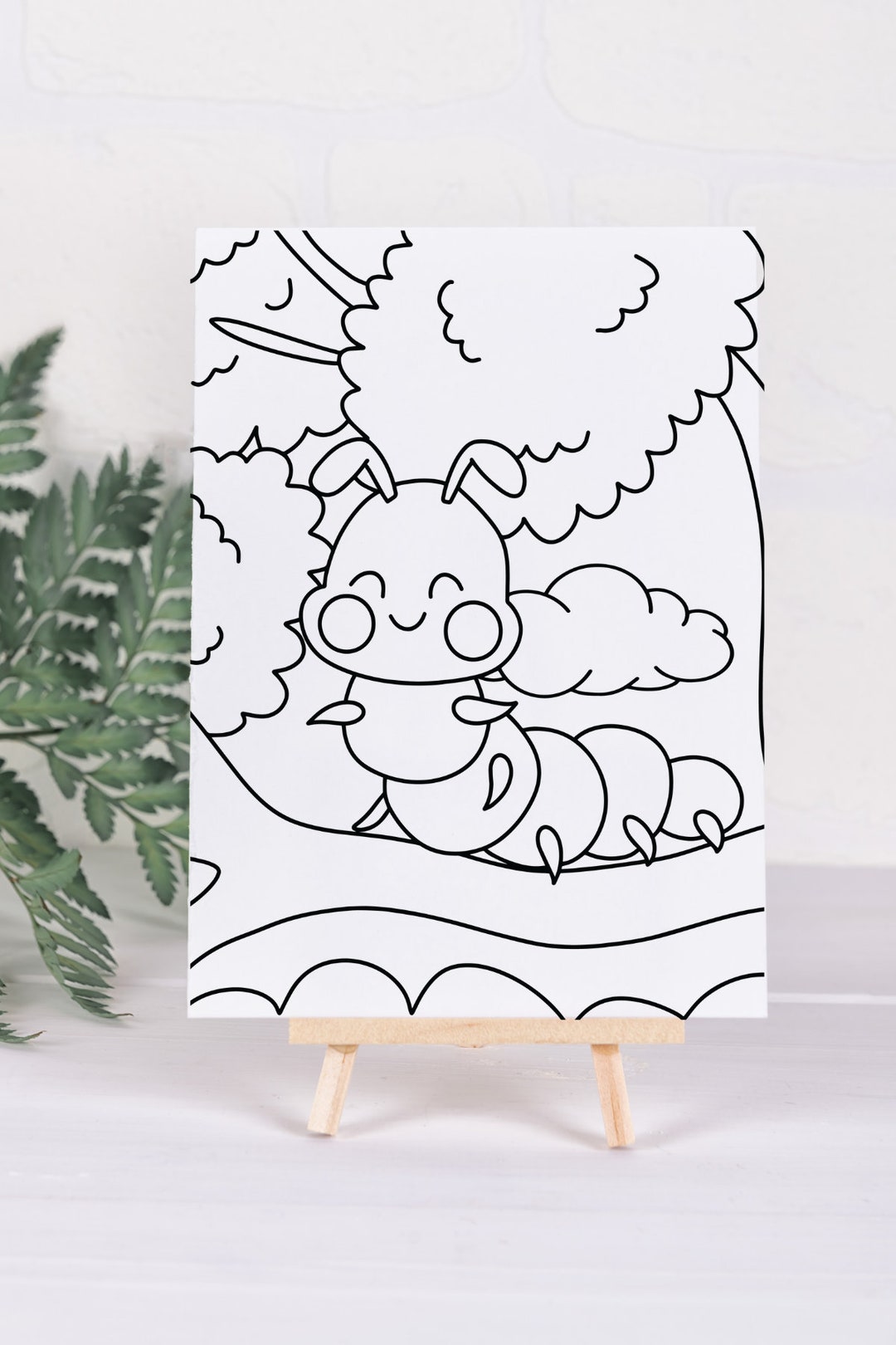 CUTE Insects Bugs paint Party Color Your Own Canvas Party Favors Arts ...