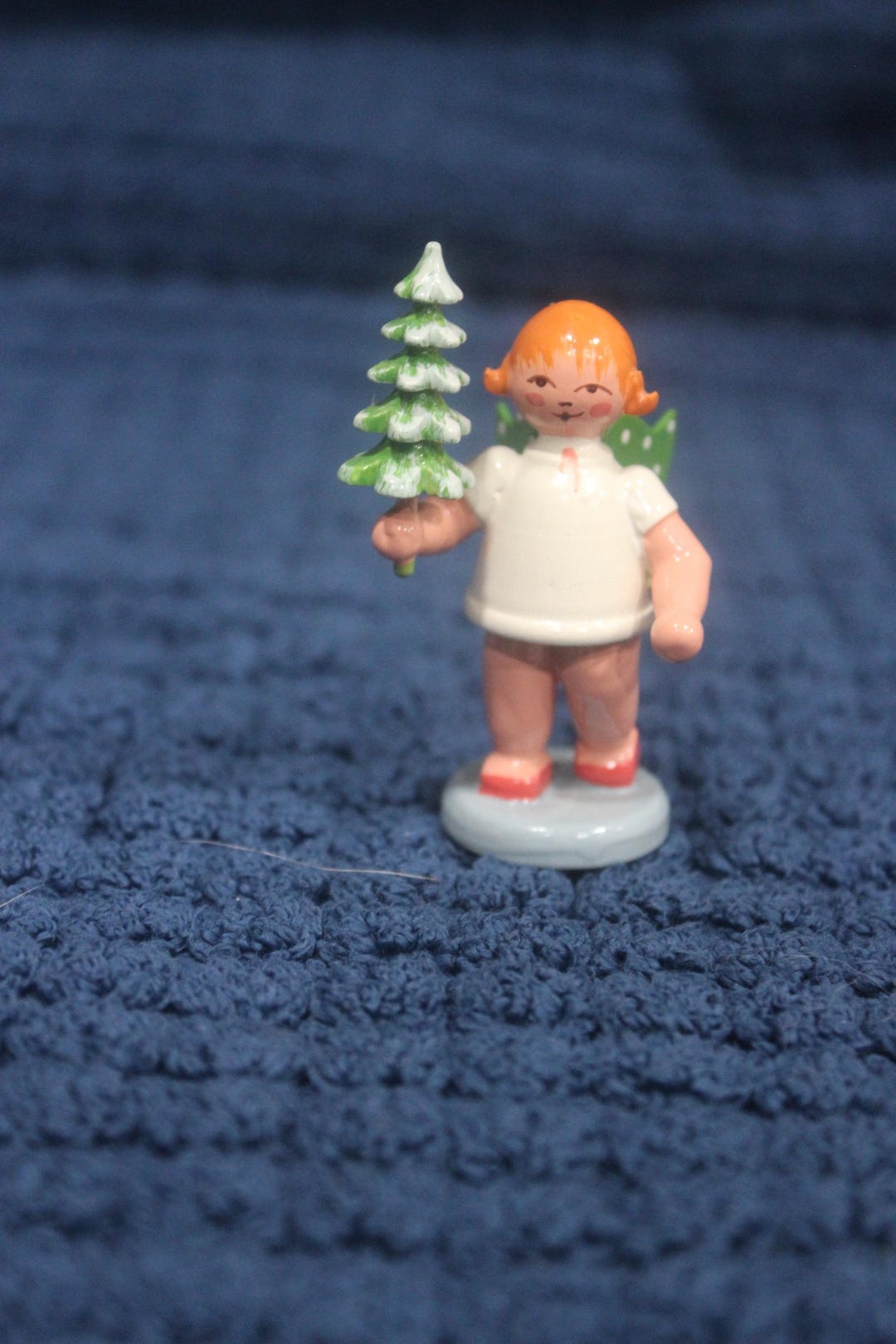 Wendt and Kuhn Erzebirge Wooden Hand Painted Angel With Tree - Etsy