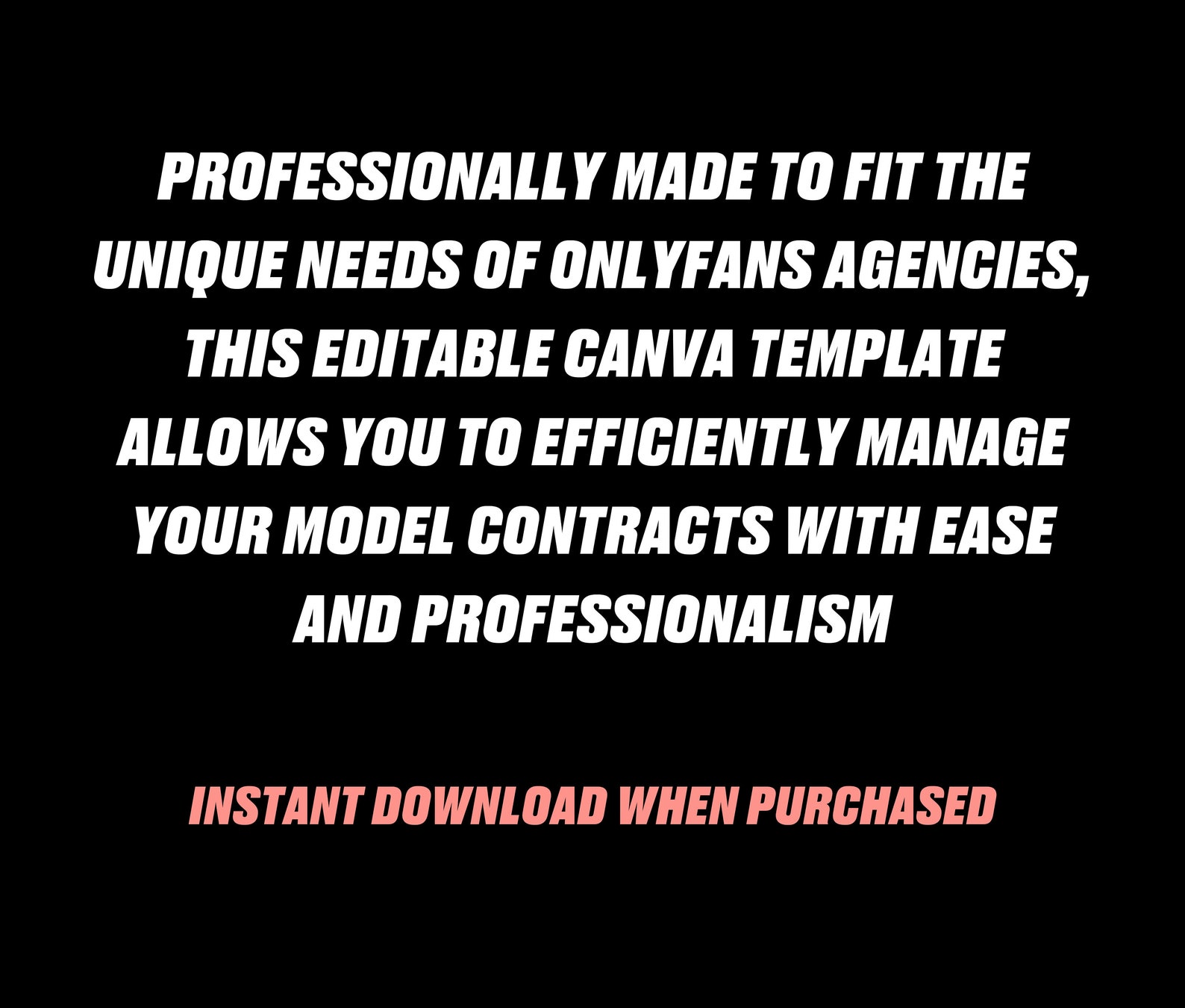 Onlyfans Management Contract Template - Etsy