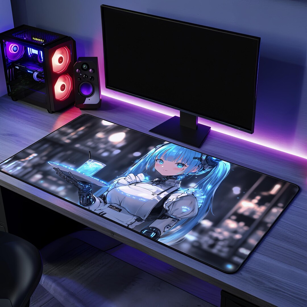 Funny Gaming Mousepad Gift for Anime Lovers Desk Mat Office Accessories ...