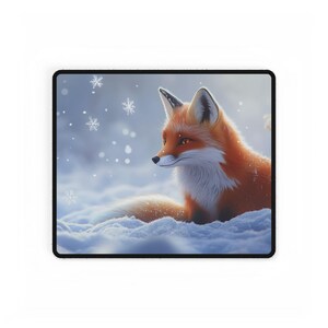 Funny Gaming Mousepad Gift for Fox Lovers Desk Mat Office Accessories ...